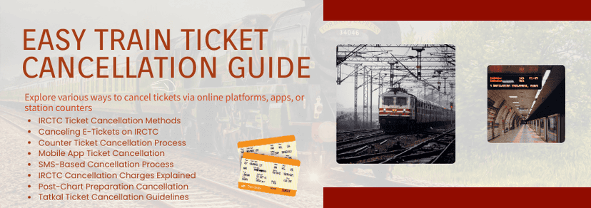 How to Cancel or Modify a Train Ticket: Step-by-Step Guide - Yatri Restro